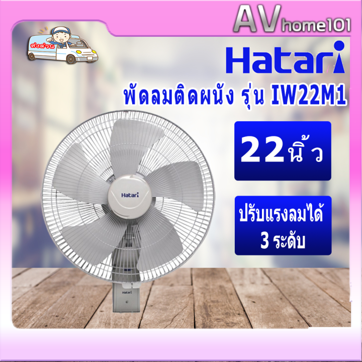 Hatari พัดลมอุตสาหกรรมติดผนัง 22 นิ้ว รุ่น IW22M1 | Lazada.co.th