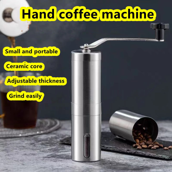 Manual Coffee Grinder Conical Burr Mill Bean Hand Grinder Portable ...