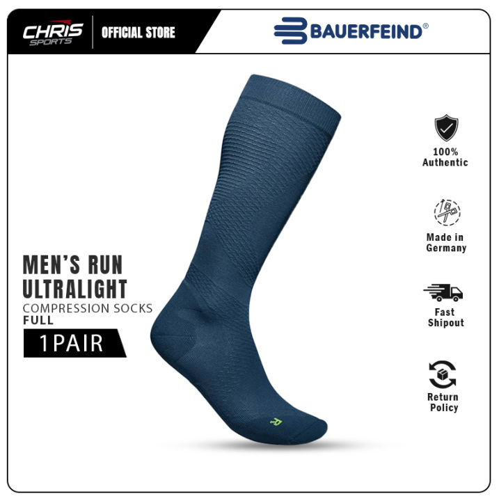 Bauerfeind Men & Women Run Ultralight Compression Socks - Full | Lazada PH
