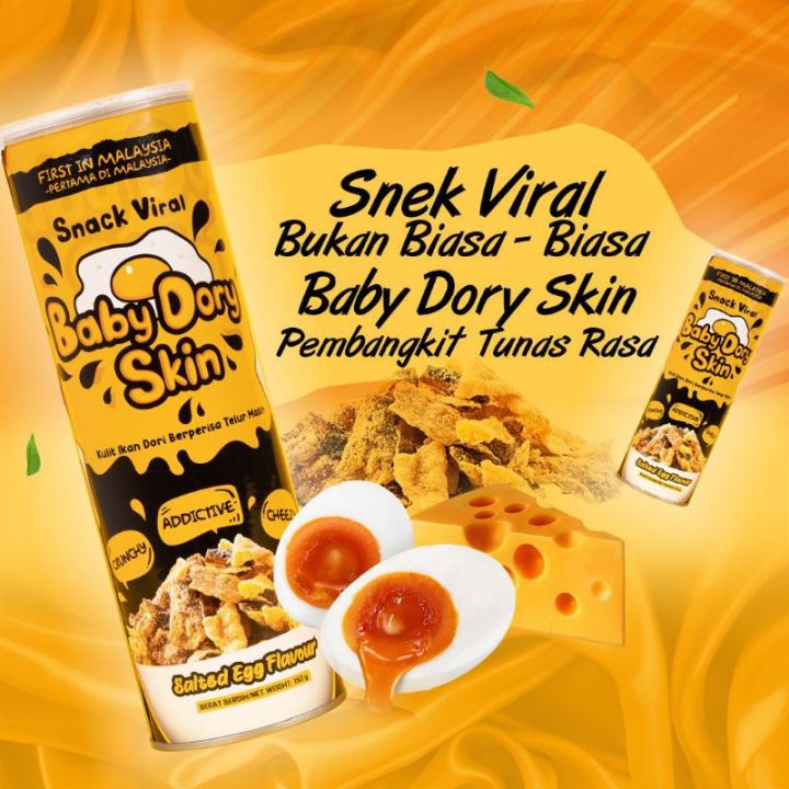 (READY STOCK) DORY SKIN SALTED EGG SEDAP SALMON SKIN DORY SKIN FISH ...