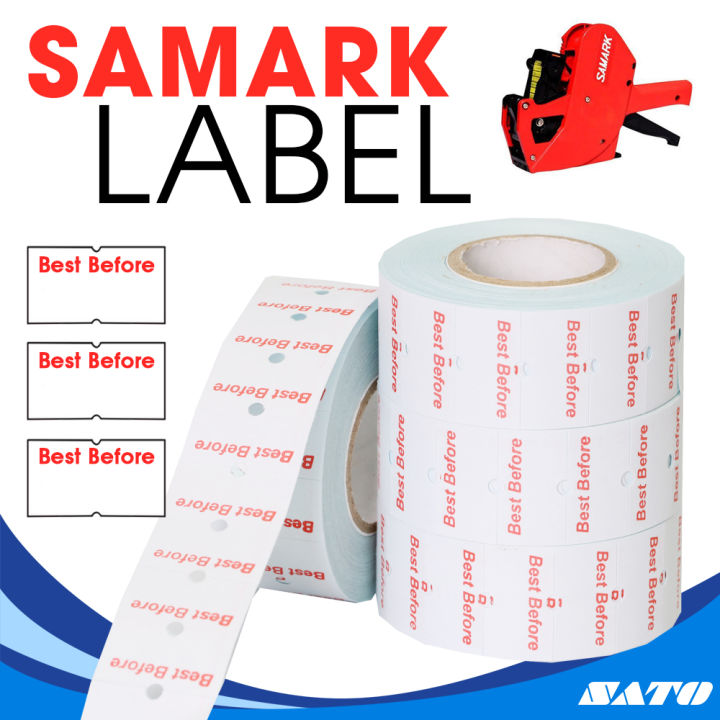 Samark Label with PRINT "Best Before" (10rolls / pack) | Lazada PH