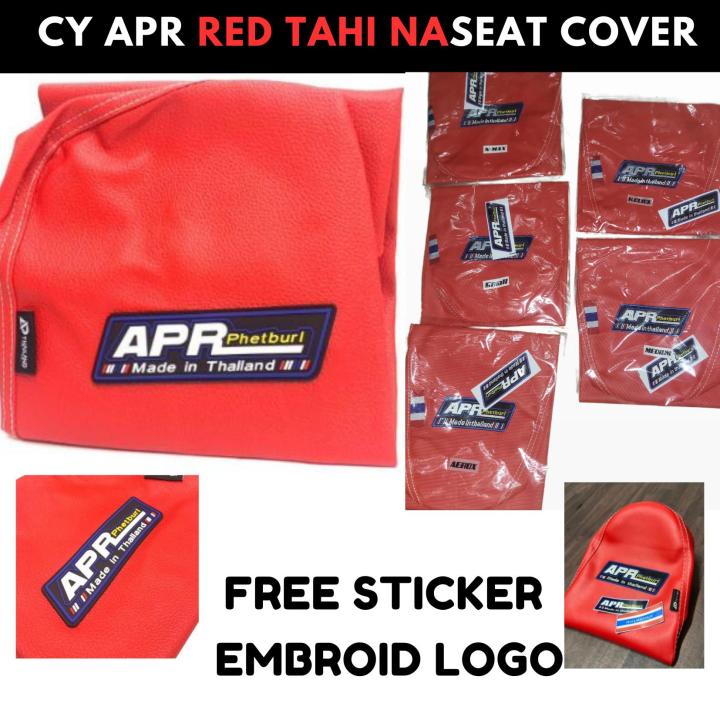 BAC APR Red Seat Cover RUSI RAPID 150 APR THAILAND SEAT COVER TAHI NA ...