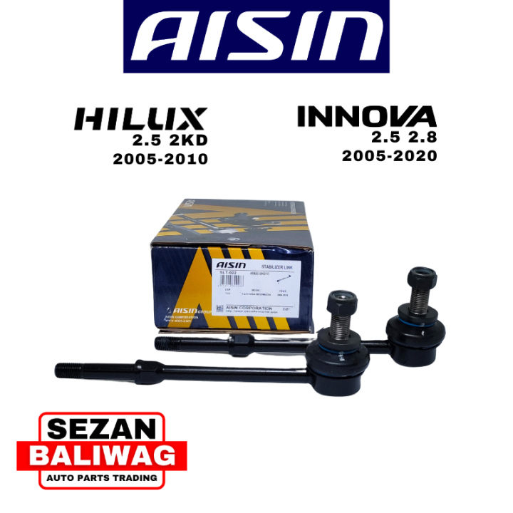 AISIN STABILIZER LINK SET 2 PCS TOYOTA INNOVA HILUX 2005-2020 SLT-022 ...
