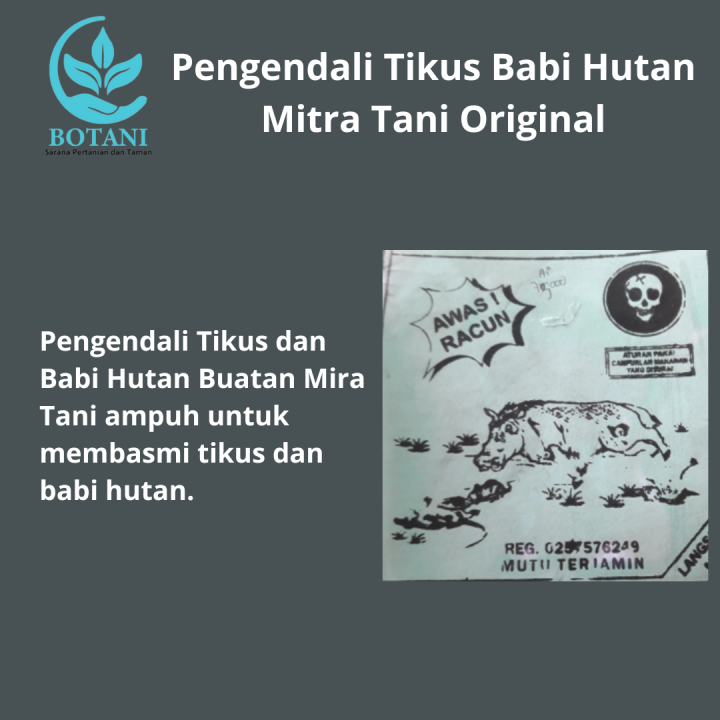 Racun Tikus Babi Hutan Mitra Tani | Lazada Indonesia