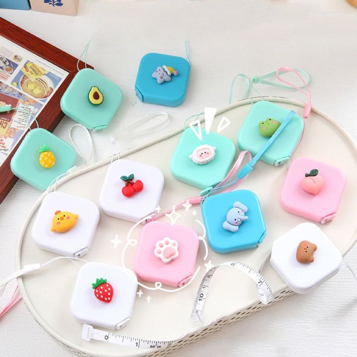 SIDSI Flexible Cartoon Tape Measure Centimeter Inch Automatic ...