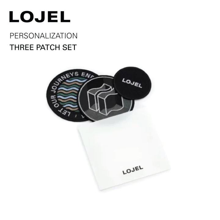 LOJEL Three Patch Set | Make your mark สติ๊กเกอร์ติดกระเป๋า เซ็ต 3 ชิ้น | Lazada.co.th