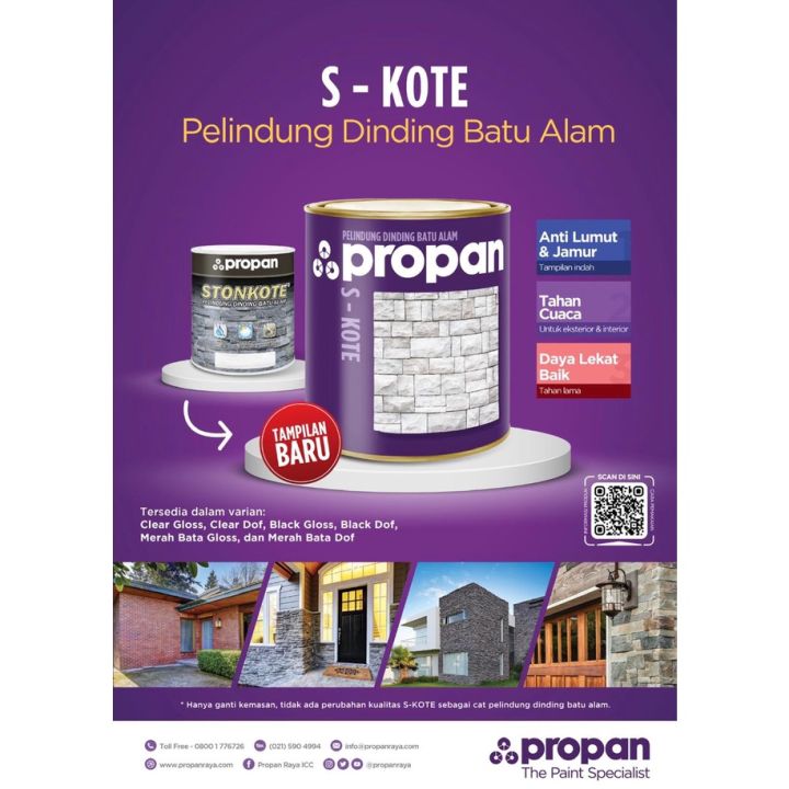 PROPAN Stonkote Stonekote Cat Pelapis Vernis Vernish Coating Pelindung ...