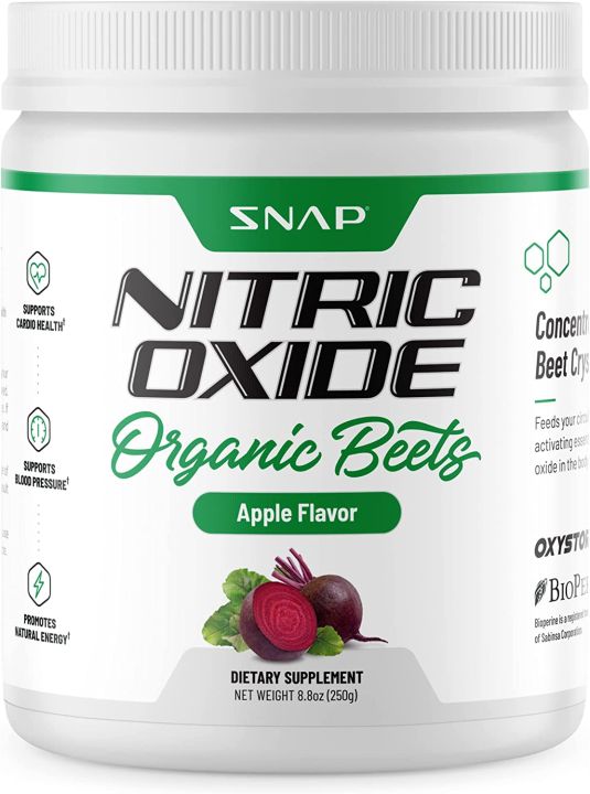 Beet Root Powder Organic - Nitric Oxide Beets by Snap Supplements ...