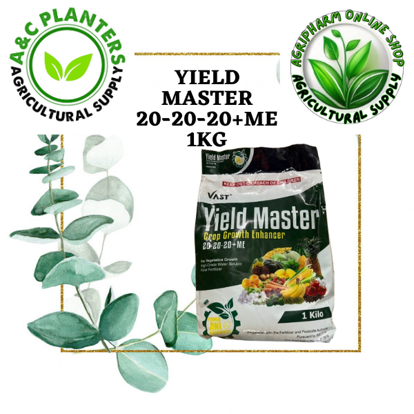YIELD MASTER 20-20-20 CROP GROWTH ENHANCER FERTILIZER 1KG | Lazada PH