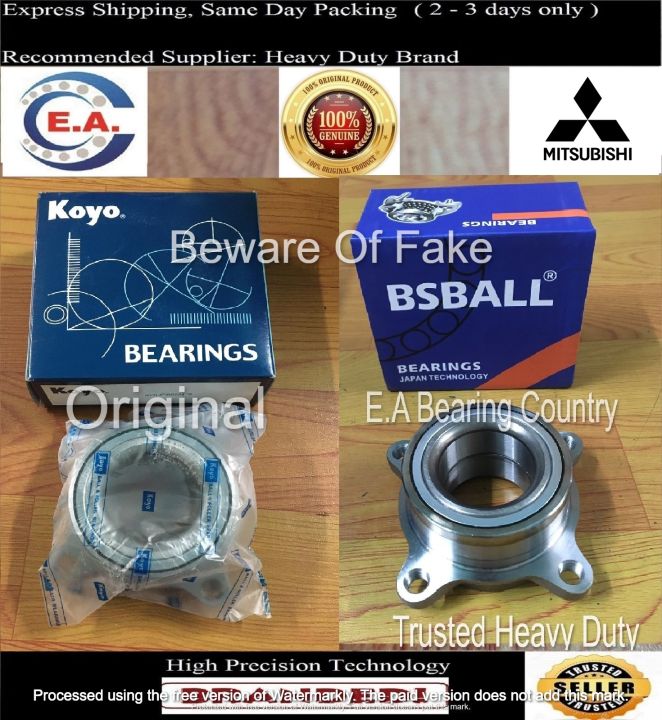(FRONT)MONTERO Bearing BRANDED Original Koyo Japan Automotive 2008-2023 ...