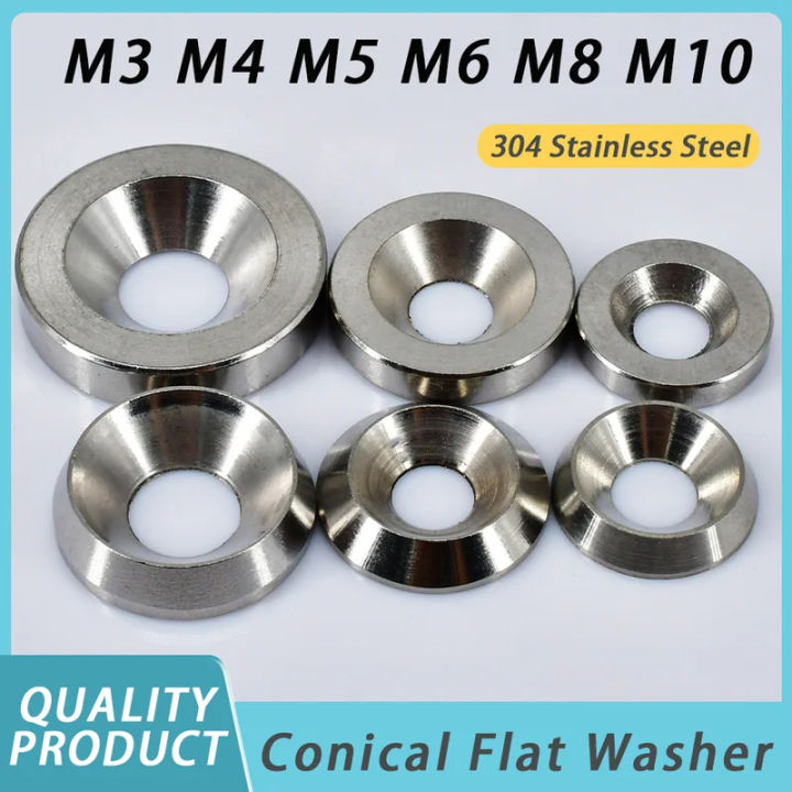 Concave Conical Washer M3 M4 M5 M6 M8 M10 Concave Convex Tapered Cone ...