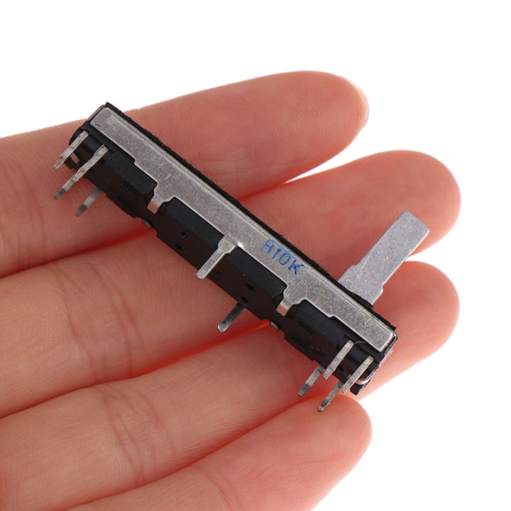 GlowingGrace 1PCS 45mm Sliding Potentiometer Stereo Channel B10K Axis ...