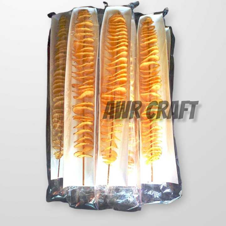 Plastik Kentang Spiral Ukuran 10 x 42 cm isi 100 Pcs // Plastik Kentang ...