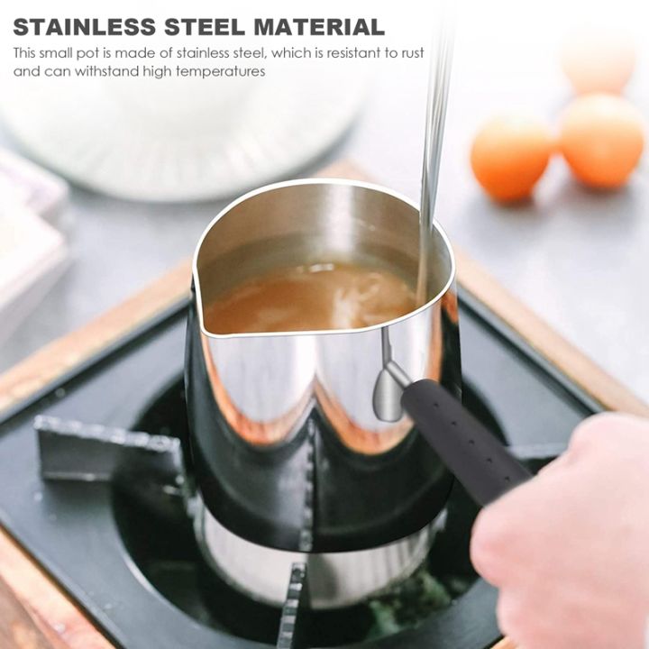 Stainless Steel Butter and Coffee Warmer,Turkish Coffee Pot,Mini Butter ...