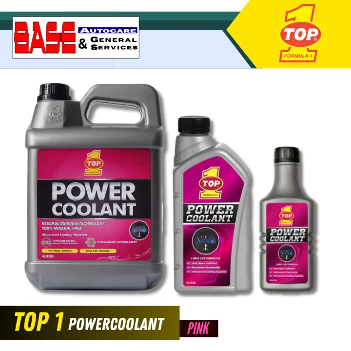 Top 1 Power Coolant PINK 1L/4L/500ml | Lazada PH