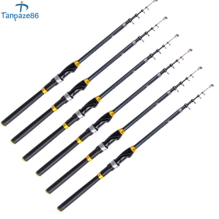 【Tanpaze Sports】 Fishing Rod Pole, Portable Stream Telescopic Fishing ...