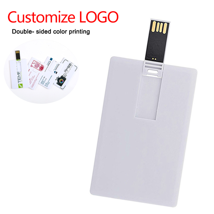 Logo Customize Free Personalized Photo Bank Card Super Slim USB Flash ...