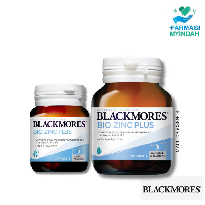 Blackmores Bio Zinc Plus (30 Tab/ 90 Tab) | Lazada