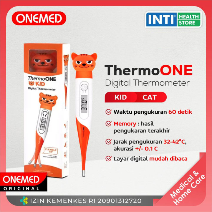 Onemed | Thermometer Digital Thermo One CAT | Termometer Ketiak Anak ...