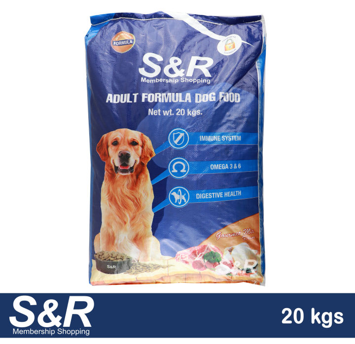 S&R Adult Formula Dry Dog Food 20kg | Lazada PH