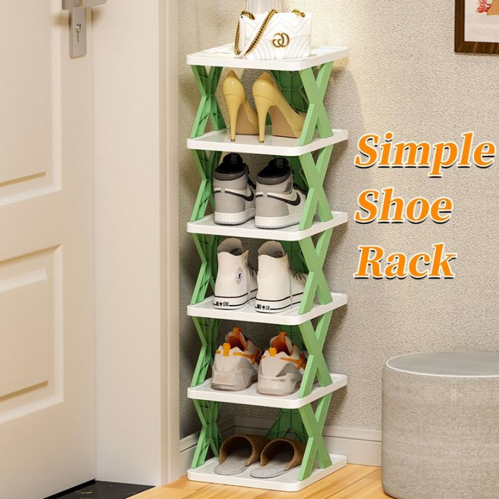9 Layer Foldable Multilayer 2 Styles Shoe Rack Space Saver Self ...