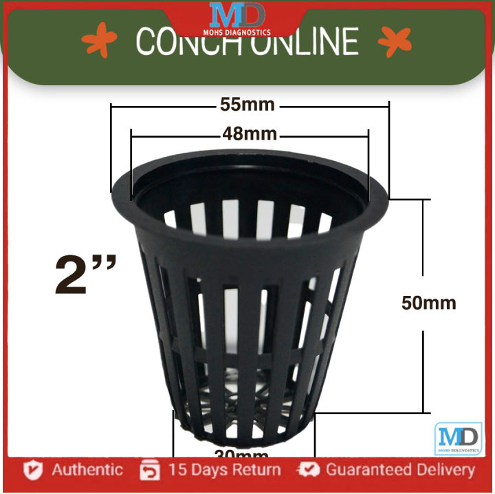 MD MOHS DIAGNOSTICS Net Pots 2-Inch 3-Inch Net Pots for Hydroponics ...