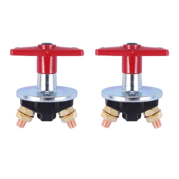 2X 1500 Amp Fixed Key Battery Isolator Cut Off Kill Switch 12V / 24V ...