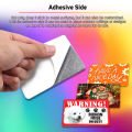 Easyprint (10sheets) QUAFF Magnetic Sheets 1mm with Adhesive & Non-adhesive ATM Size (86x54mm ...