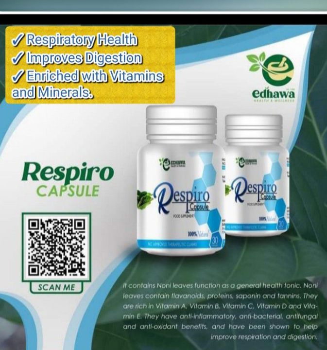 Edhawa Lung Care / Respiro 30 caps | Lung Cancer Prevention & Cure ...
