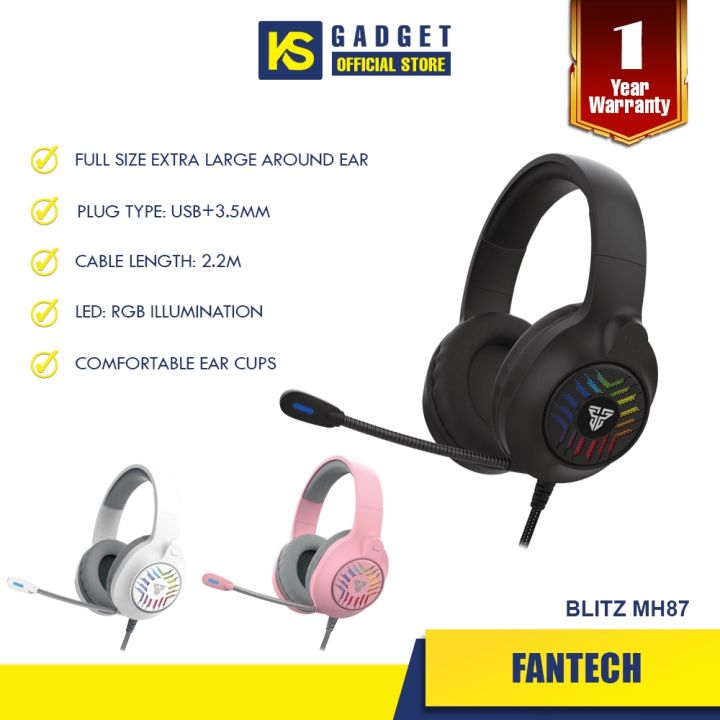 [READY STOCK]FANTECH MH87 BLiTZ Multi Platform Gaming Headset | Lazada