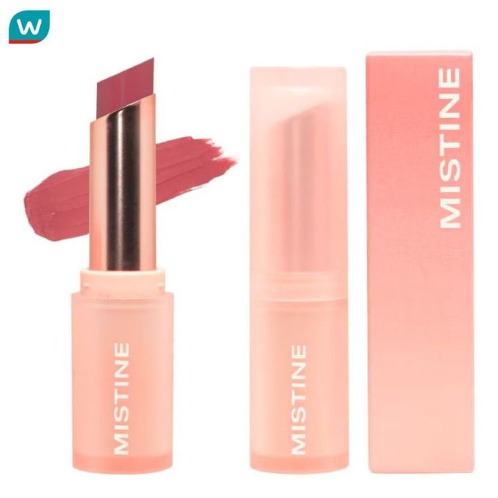 Mistine มิสทิน พริตตี้ มี เซมิ แมทท์ ลิปสติก 3.5ก. 07 ทีไทม์ | Lazada.co.th
