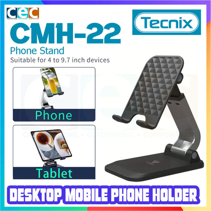 TECNIX CMH-022 Universal Telescopic Folding Phone Stand Adjustable ...