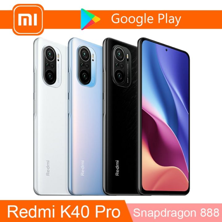 Redmi K40 Pro 5G สมาร์ทโฟนรอมทั่วโลก Xiaomi Snapdragon 888 6.67 "ดิสเพลย์ AMOLED 33W QC ชาร์จ ...