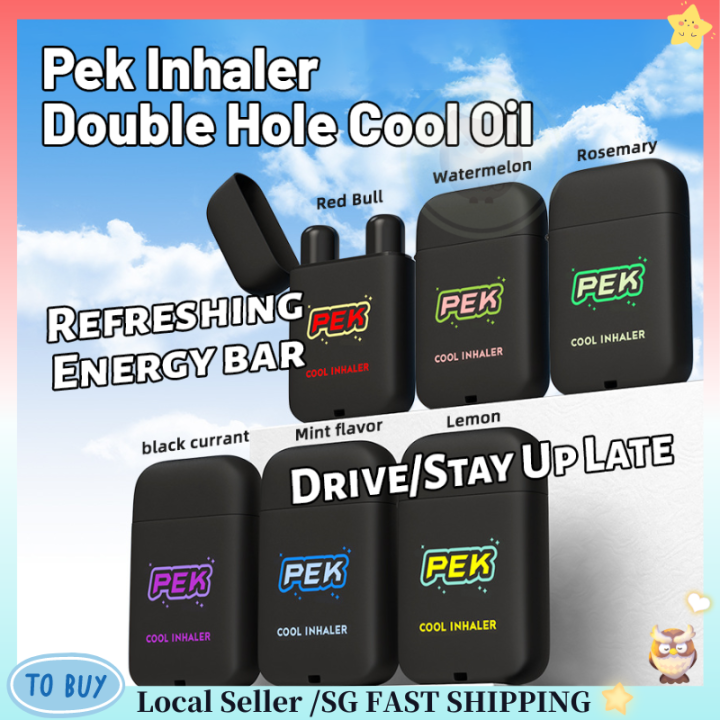 SG HOT Pek Double Hole Orifice Flip Nose Refreshing Cool Nostril Nasal ...