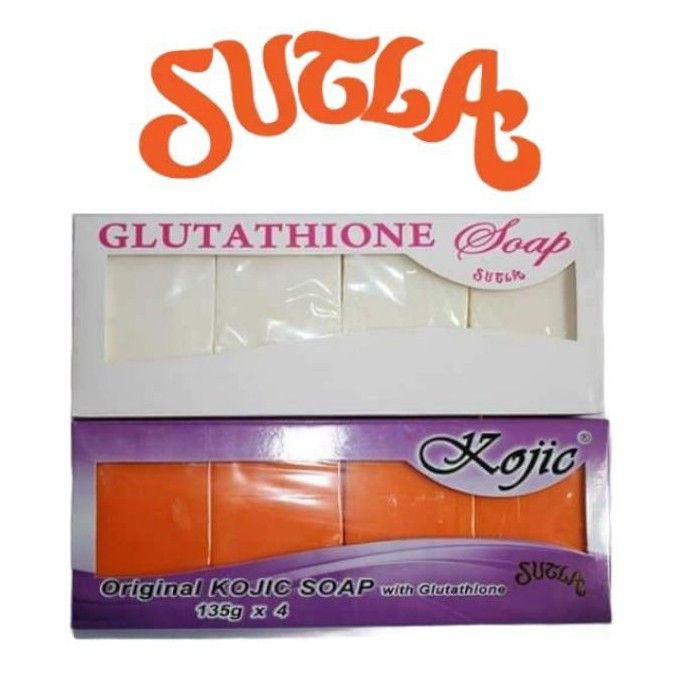 🧡Sutla original kojic soap w/glutathione 4x135g🧡 | Lazada PH
