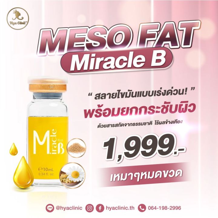 (E-voucher) Fat - Miracle 1ขวด แก้ปัญหาไขมันสะสม ลดยาก โดยเฉพาะบริเวณใบหน้า หรือต้นแขน ลดเหนียง ...
