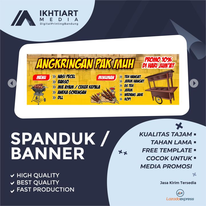 Spanduk Banner Backdrop Angkringan 300X100CM | Lazada Indonesia