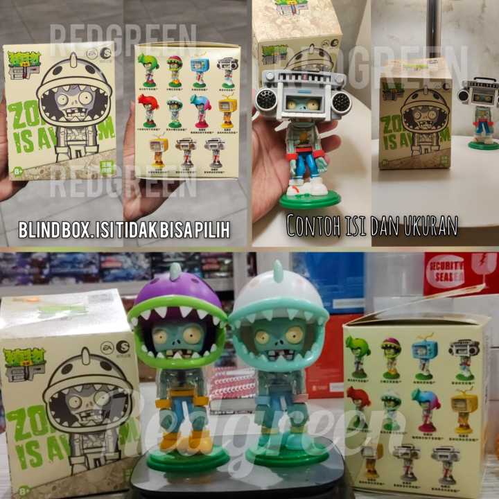 blind box plant vs zombie genuine plants vs zombies variety party building blocks | Lazada Indonesia