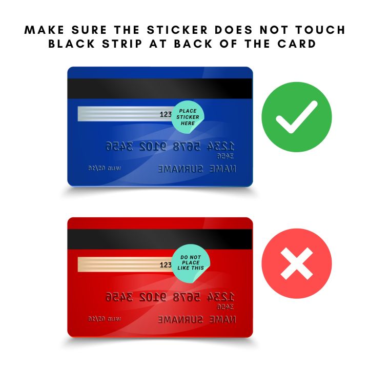 CVV Anti Theft Sticker Cover For Credit Or Debit Cards | Lazada PH