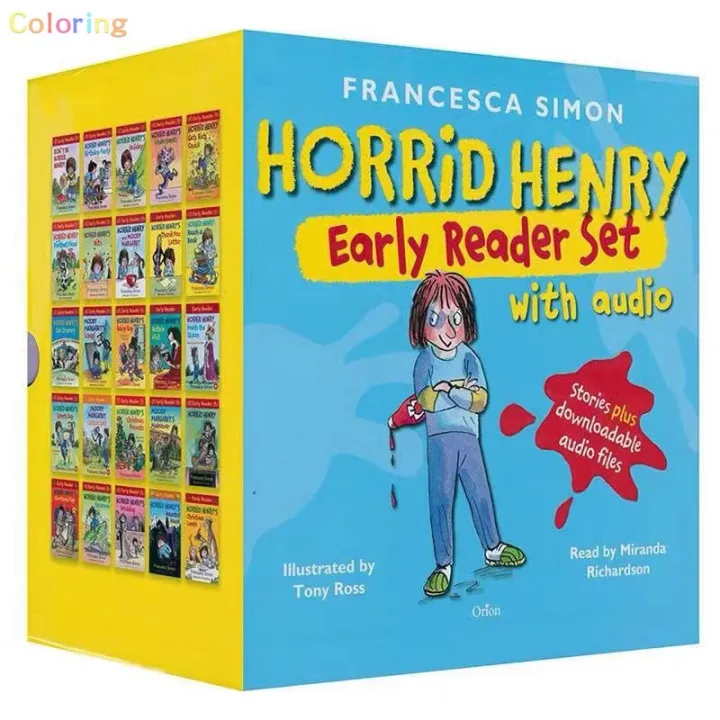 25 Books/Set Horrid Henry Early Readers Set Mischievous Henry English ...