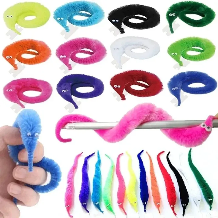 Children's Magic Blur Twisted Worm Seahorse Toy Swinging Moving Street ...