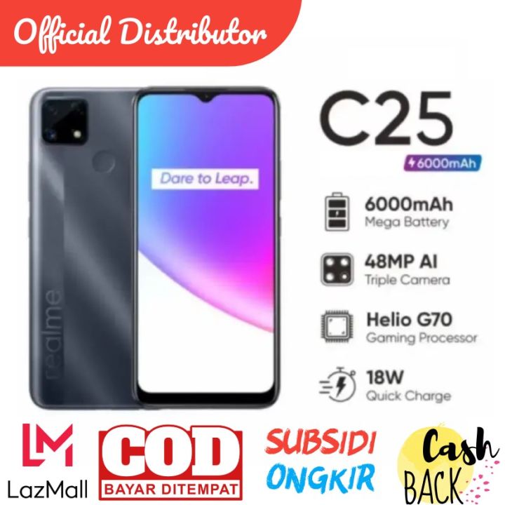 [SECOND ORI] REALME C25 - 4/64GB - FULLSET RESMI | Lazada Indonesia