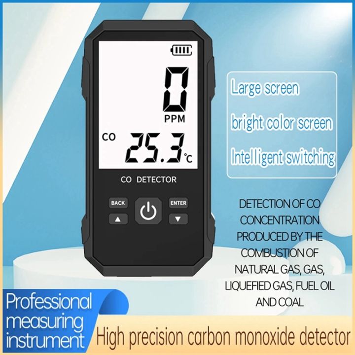 Handheld Carbon Monoxide Detector Carbon Dioxide Concentration Testing ...