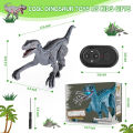 RC Dinosaurs Toy Blue Velociraptor Remote Control Dinosaur Toys for ...