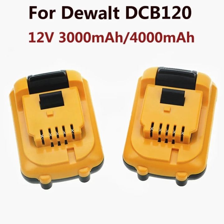 【Lowest Prices Online】 Replacement For Dewalt Dcb120 Lithium-Ion 12v ...