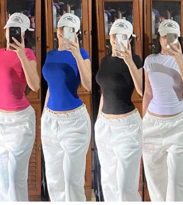 YooYoPH---KATHRYN BASIC Double Lining Full Top | Lazada PH