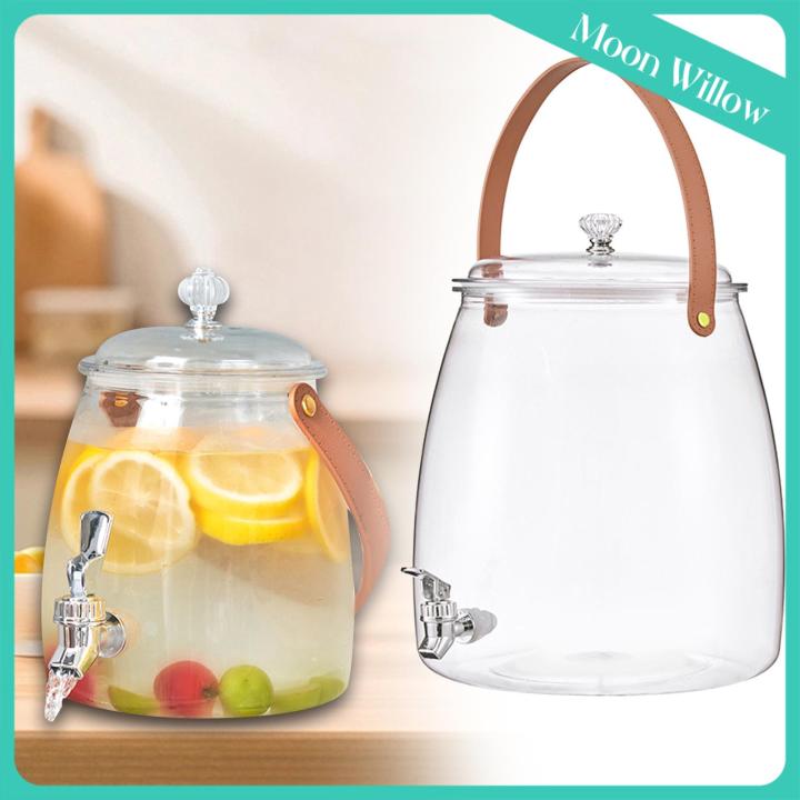 Moon Willow Beverage Dispenser with Spigot and Filter Juice Jug for ...