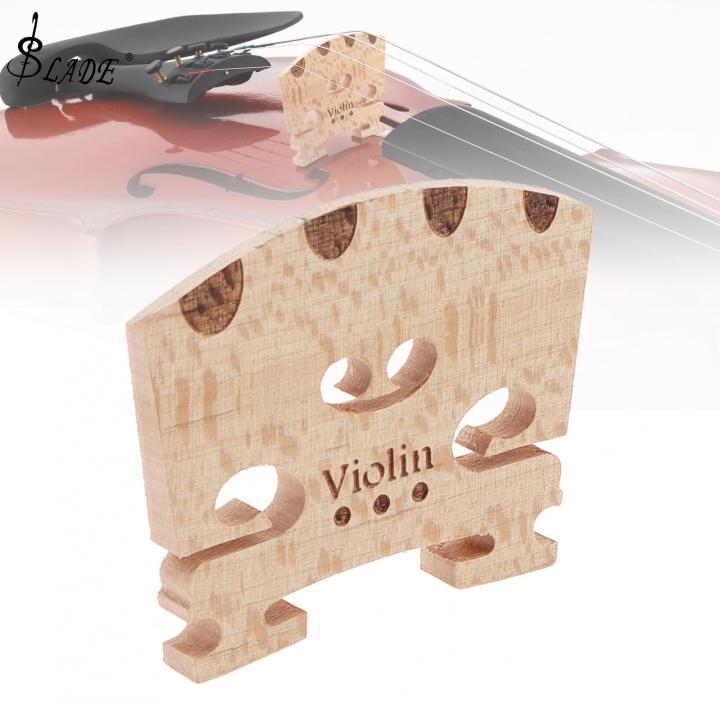 SLADE 4/4 Full Size Maple Violin Bridge Hard Maple Fiddle Bridge with ...