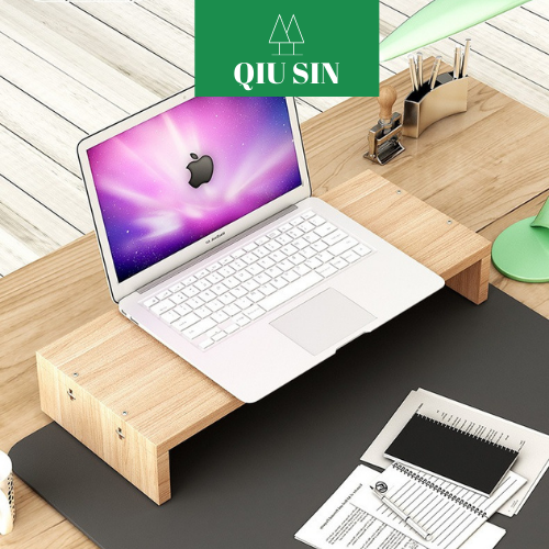 [High Quality] Wooden Monitor Stand Riser-Single/ Double Layers | Lazada