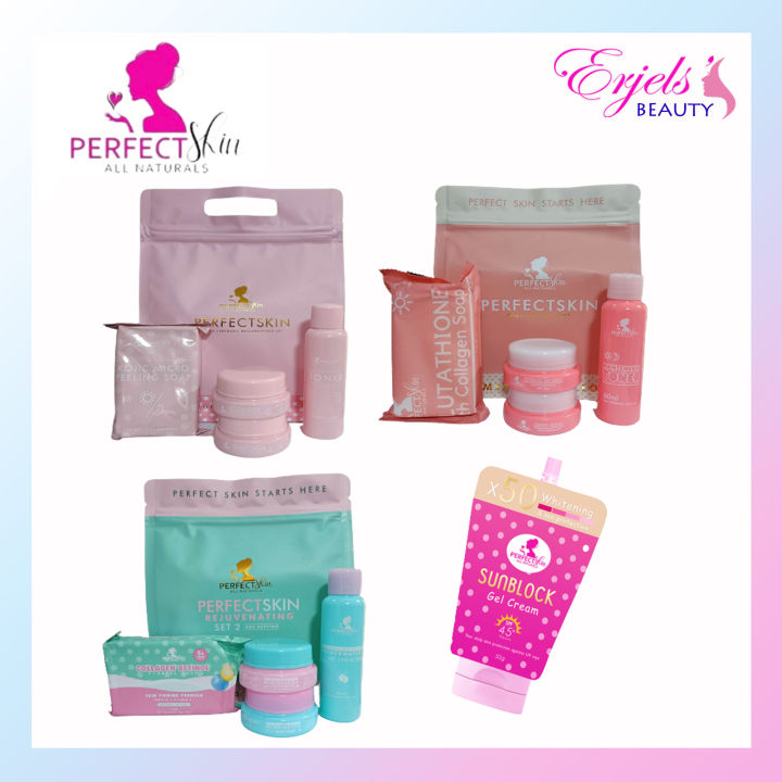 PERFECT SKIN Rejuvenating Set | Whitening Set | Melasma Set | Lotion ...